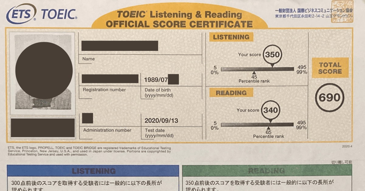 超英語アレルギーを克服するまでの道のり（TOEIC230→690点）
